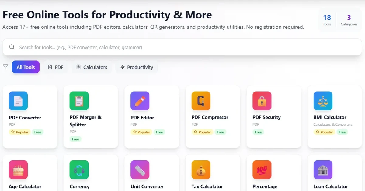 Online Productivity Tools Suite for Sale | Indiemaker