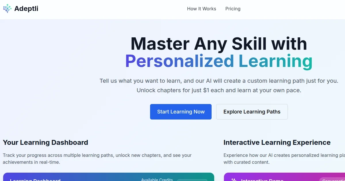 Ai Personalised Learning Coach App for Sale | Indiemaker