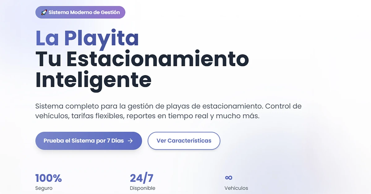 Parking Management Saas For Latin America for Sale | Indiemaker
